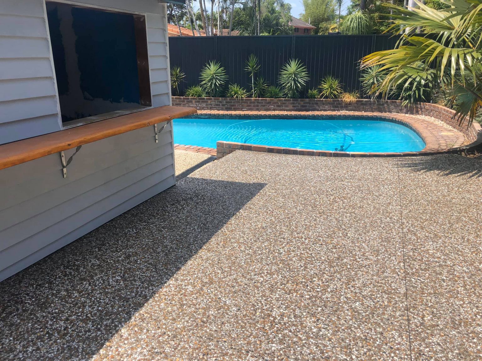 Concrete Pool Surrounds and Entertaining Brisbane - Achilles Concreting
